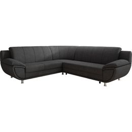 Trendmanufaktur Ecksofa »Rondo II, zeitlos & elegant, bequeme Armlehnen, L-Form« wahlweise mit Federkern, wahlweise mit Bettfunktion, B/T 247/267cm...