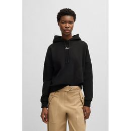 BOSS Orange Hoodie &raquo;Ehoody Premium Damenmode&laquo;, mit gesticktem Logo Black 001 S (36) S (36) Hoodie von BOSS Orange Womenswear
