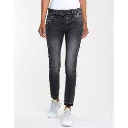 Gang Slim-fit-Jeans »Jeans Slim Fit 94MARGE« black denim 32 - Normalgrößen Normalgrößen 32 Slim Fit Jeans mit tief sitzendem Schritt und normaler...