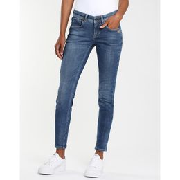 Gang Skinny-fit-Jeans &raquo;Jeans Skinny fit 94FAYE&laquo; denim blau 32 - Normalgr&ouml;&szlig;en Normalgr&ouml;&szlig;en 32 Skinny Fit Jeans mit mittlerer Leibh&ouml;he und verk&uuml;rzter...