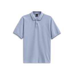 Bugatti Poloshirt »Modern Fit« Basic Essential aus Baumwolle 330-blaugrau 3XL 3XL Modern Fit: Schlank, aber nicht eng