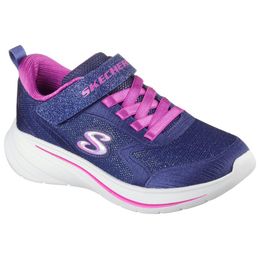 Skechers Sneaker »WAVE 92« navy-fuchsia 31 31 Bungee-Schnürung und verstellbarer Klettverschluss sorgen für einfaches An- und Ausziehen und eine...