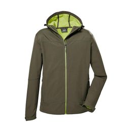 Killtec Herren Softshelljacke &raquo;MN SFTSHLL JCKT&laquo; Wind- und wasserabweisende Softshelljacke mit verstellbaren Details gr&uuml;n S