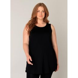 Base Level Curvy Longshirt »ABBIGALE« ärmellos, seitlich geschlitzt black 58 (60) 58 (60) Träger-Tunika von BASE-LEVEL-CURVY