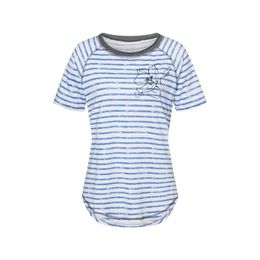 DEPROC Active Funktionsshirt &raquo;JULIENNE WOMEN&laquo; mit maritimen Streifen wei&szlig; 40/42 (M) 40/42 (M) Sportlich schickes Raglanshirt JULIENNE
