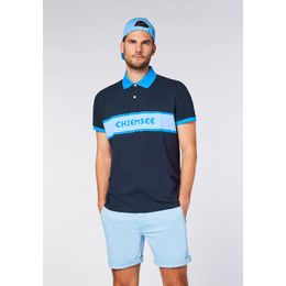 Chiemsee Poloshirt Night Sky S (44/46) S (44/46) Chiemsee Herren-Polo im Colour-Block-Design