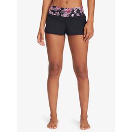 Roxy Boardshorts »Kaileo Running« Anthracite Full Bloom XL XL Gewebe: Rückverfolgbares,...