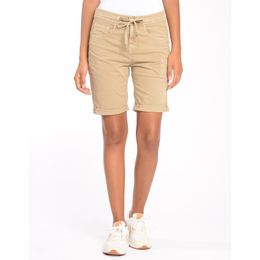 Gang Relaxhose »Hosen Shorts 94AMELIE JOGG BERMUDA« eco brown opal 33 33 Relaxed Fit Jeans mit mittlerer Leibhöhe und Bermuda Länge