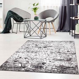 Carpet City Teppich »Moda 1130« rechteckig 11 mm Höhe Kurzflor, Wohnzimmer grau Obermaterial: 100% Polypropylen B : 140 cm 1 Stk.