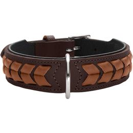 Hunter Halsband El Paso dunkelbraun/schwarz / 60