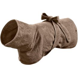 Hunter Hunde-Bademantel Riga taupe / 70