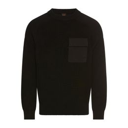 BOSS Orange Strickpullover &raquo;Kalamaro&laquo; mit Brusttasche Black001 S S Pullover von BOSS Orange Menswear