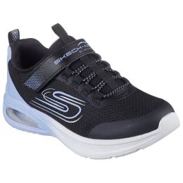 Skechers Kids Sneaker »MICROSPEC MAX ADVANCE«, Slip-OnSneaker, Klettverschluss, S-Logo, Größenschablone zum Download schwarz-flieder 36 36 Cooler...