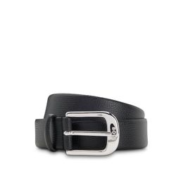 BOSS Ledergürtel »Anna Belt 3 cm N.« mit edler Narbung Black 001