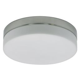 Steinhauer Ceiling and wall Deckenleuchte LED Edelstahl, 1-flammig