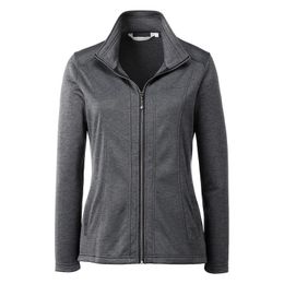 DEPROC Active Fleecejacke &raquo;SHOENWOOD CLASSIC WOMEN&laquo; weiche Fleecejacke in traditioneller Optik anthrazit 48 (XL) 48 (XL) Leichte Kombijacke zum...