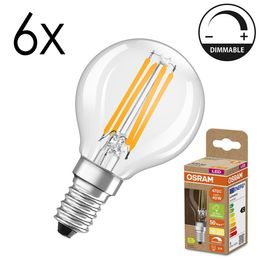 Osram LED E14 6er Set 2,9 Watt 2700 Kelvin 470 Lumen