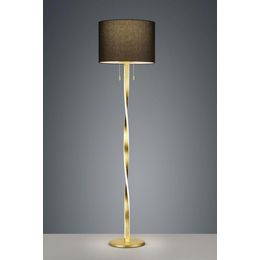 Trio Leuchten NANDOR Stehleuchte LED Gold, 3-flammig