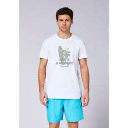 Chiemsee Print-Shirt Bright White 3XL (64/66) 3XL (64/66) Chiemsee Herren Print-T-Shirt im „MBRC THE OCEAN“-Design