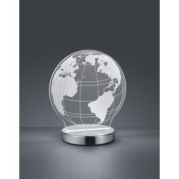 REALITY GLOBE Tischleuchte LED Chrom, 1-flammig
