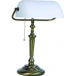 Steinhauer DE RIO Bankerlampe Bronze, 1-flammig