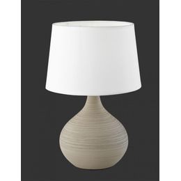 REALITY MARTIN Tischleuchte Beige, 1-flammig