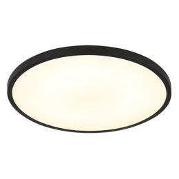 Globo Nielsen Deckenleuchte LED Schwarz, 1-flammig