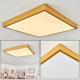hofstein Broglen Deckenpanel LED Gold, 1-flammig
