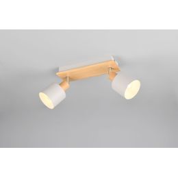Trio Shanti Deckenspot Grau, 2-flammig