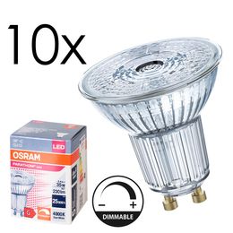 Osram LED GU10 10er Set 3,4 Watt 4000 Kelvin 230 Lumen