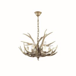 Ideal Lux CHALET H&auml;ngeleuchte Beige, 6-flammig