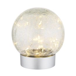 Globo Soona Tischleuchte LED Silber, 1-flammig