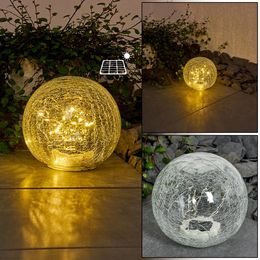 hofstein Jurmala Solarleuchte LED Transparent, Klar, 1-flammig
