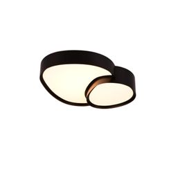 Trio RISE Deckenleuchte LED Schwarz, 1-flammig, Fernbedienung