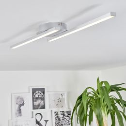 hofstein Correas Deckenleuchte LED Aluminium, 2-flammig