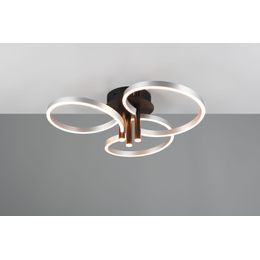 Trio Caruso Deckenleuchte LED Aluminium, 1-flammig