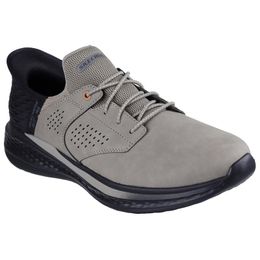 Skechers Slip-On Sneaker &raquo;SLADE&laquo; Komfortschuh mit komfortablem Heel Pillow Fersenkissen grau 48,5 48,5 L&auml;ssiger Sneaker mit gepolsterter Skechers...