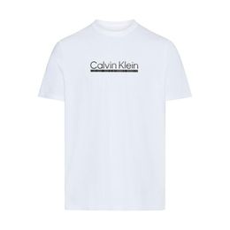 Calvin Klein T-Shirt »SS 30s E SPRTSWR 2 G« mit Logo-Schriftzug Bright White M M T-Shirt von Calvin Klein Menswear