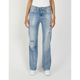 Gang Weite Jeans &raquo;Jeans Wide Fit 94AMELIE WIDE&laquo; denim blau 25 - Normalgr&ouml;&szlig;en Normalgr&ouml;&szlig;en 25 Wide Fit Jeans mit mittlerer Leibh&ouml;he und normaler...