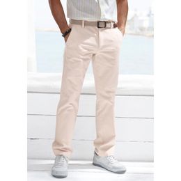 John Devin Chinohose »regular-fit, lange Oxford Hose« aus elastischer Baumwoll-Qualität beige 32 - Länge 32 Länge 32 32 Lange Hose von John Devin