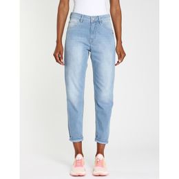 Gang Mom-Jeans &raquo;Jeans Momfit 94GLORIA&laquo; blau 30 - Normalgr&ouml;&szlig;en Normalgr&ouml;&szlig;en 30 Momfit mit hoher Leibh&ouml;he und verk&uuml;rzter Beinl&auml;nge