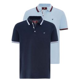 Williot Poloshirt Herren Größe XXL nachtblau / hellblau