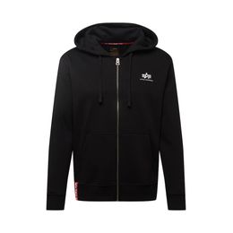 Alpha Industries Sweatjacke Herren Größe XXL rot / schwarz / weiß