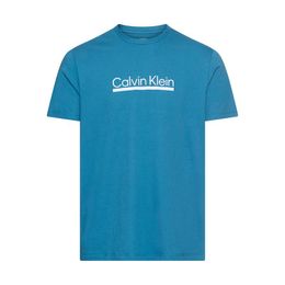 Calvin Klein T-Shirt &raquo;SS 30s E SPRTSWR 2 G&laquo; mit Logo-Schriftzug Bluesteel L L T-Shirt von Calvin Klein Menswear