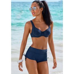 Lascana Bikini-Hotpants mit seitlicher Raffung marine 36 - N-Gr N-Gr 36 Perfekte Ergänzung