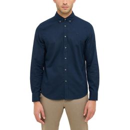Mustang Langarmhemd &raquo;Herren Style Rawlins&laquo; Blau 4136 XL - US-Gr&ouml;&szlig;en US-Gr&ouml;&szlig;en XL L&auml;ssiger Schnitt