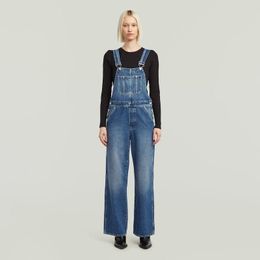 G-Star Raw G-STAR Latzhose »Straight Leg Dungaree« mit Knöpfen an den Seiten faded sakarya XS (34) - N-Gr N-Gr XS (34) Straight Leg Latzhose von G-STAR