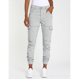 Gang Röhrenhose »Hosen Slim Fit 94GISELLE CARGO« paradise grey 27 - Normalgrößen Normalgrößen 27 Slim Fit mit mittlerer Leibhöhe und normaler...