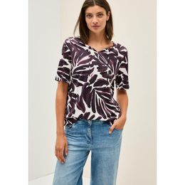 Cecil Print-Shirt, im Tunika-Look mulberry red L (42) L (42) Shirt im Tunika-Look von Cecil