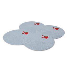 Tchibo - 4 Platzsets - hellblau